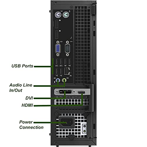 Dell OptiPlex 7020 SFF Computer Desktop PC, Intel Core i7 3.4GHz Processor, 16GB Ram, 512GB SSD Drive, WiFi & Bluetooth, HDMI, NVIDIA GT 1030 2GB DDR5, Keyboard and Mouse, Windows 10 (Renewed)