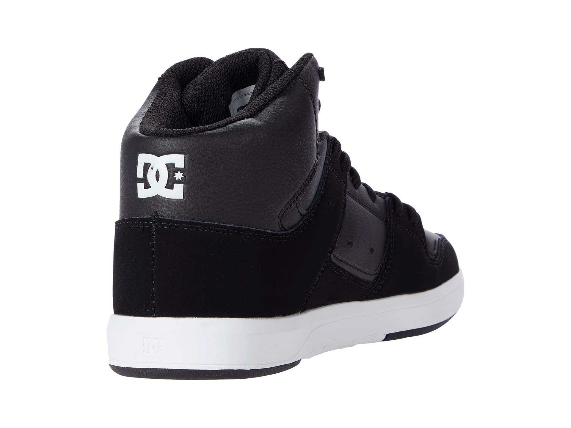 DC Cure Casual High-Top Skate Shoes Sneakers Black/White 10 D (M)
