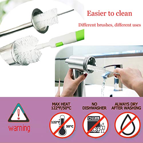 Metal Food Grinder Attachment for KitchenAid Stand Mixers, Meat Grinder Kitchen Aid Asseccories for KitchenAid,Includes 2 Sausage Stuffer Tubes, 4 Grinding Plates,Silver
