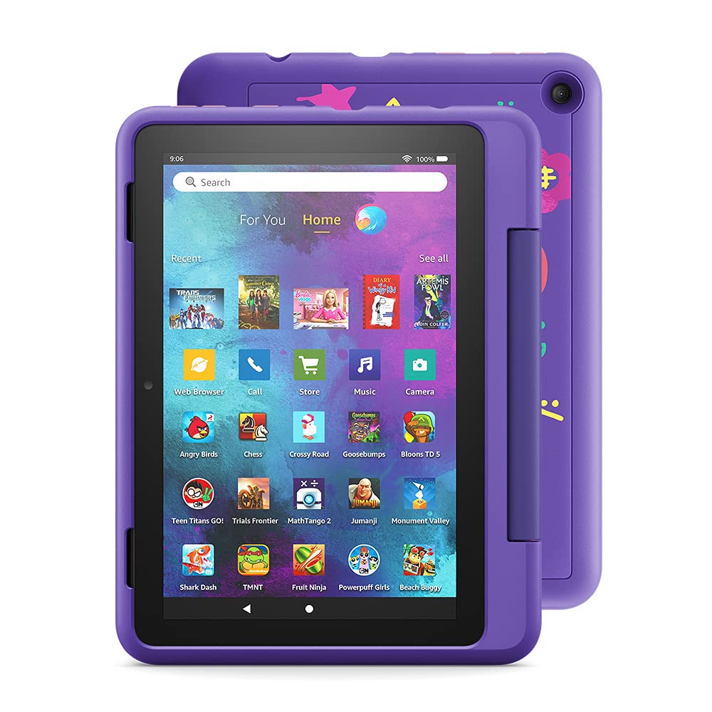 Fire HD 8 Kids Pro tablet, 8" HD (Doodle) with Kids Headset + Sleeve + Screen Protector