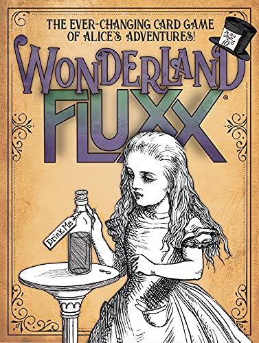 Wonderland Fluxx Card Game - Topsy-Turvy Wonderland Adventure