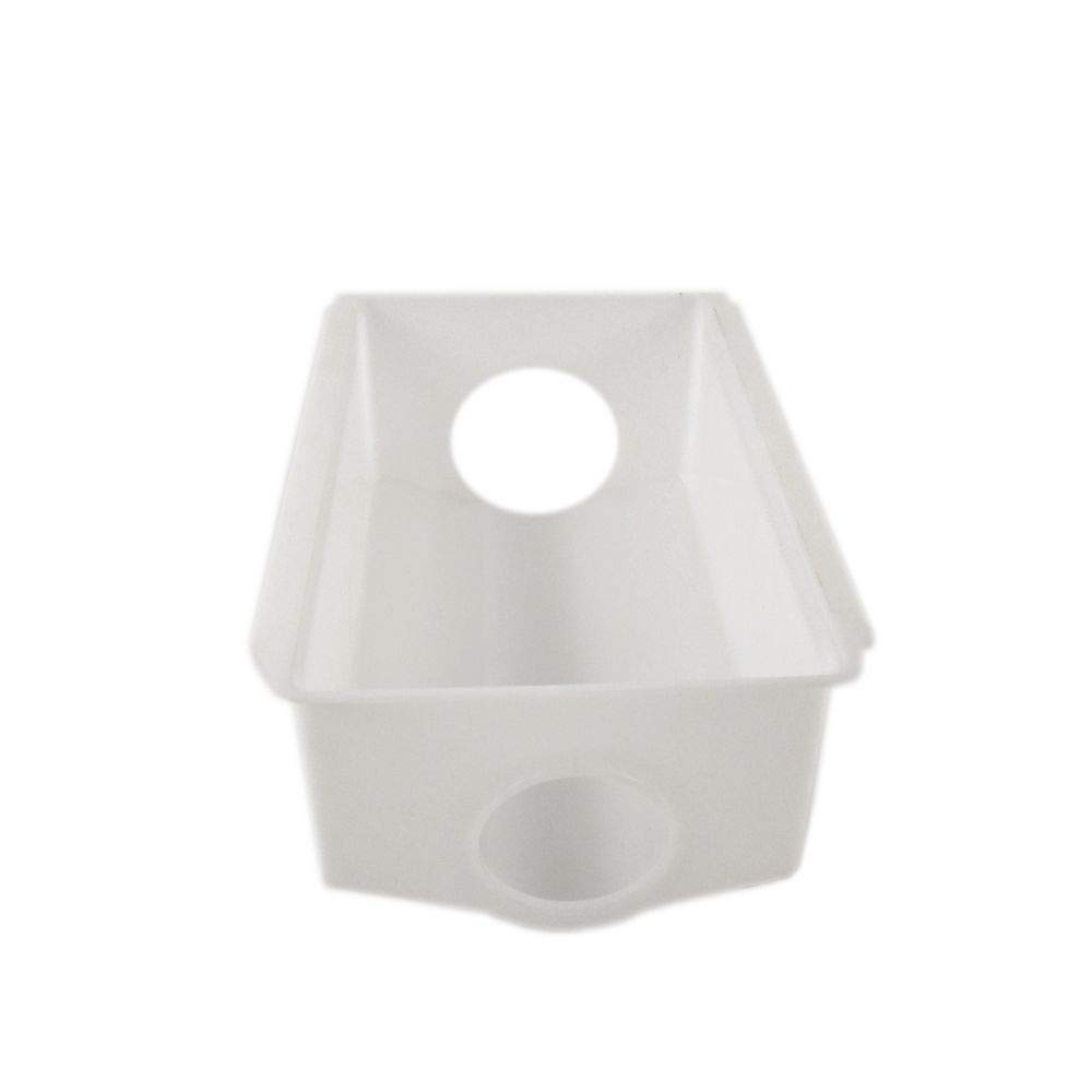 Whirlpool W10850492 OEM SxS Refrigerator Ice Container, White
