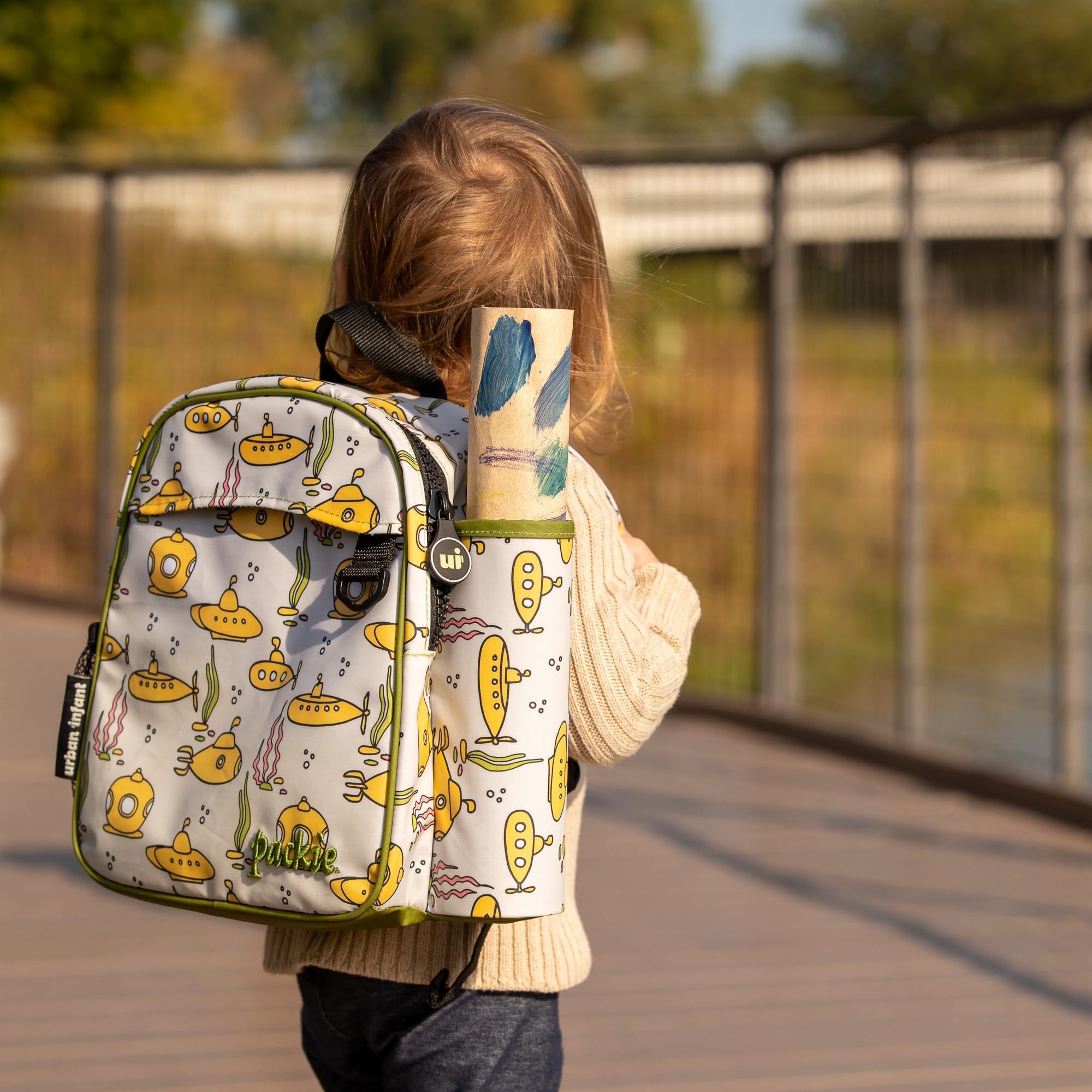 Urban Infant Personalized Toddler Backpack – Ideal for Preschool and Daycare – Boys and Girls – Submarines