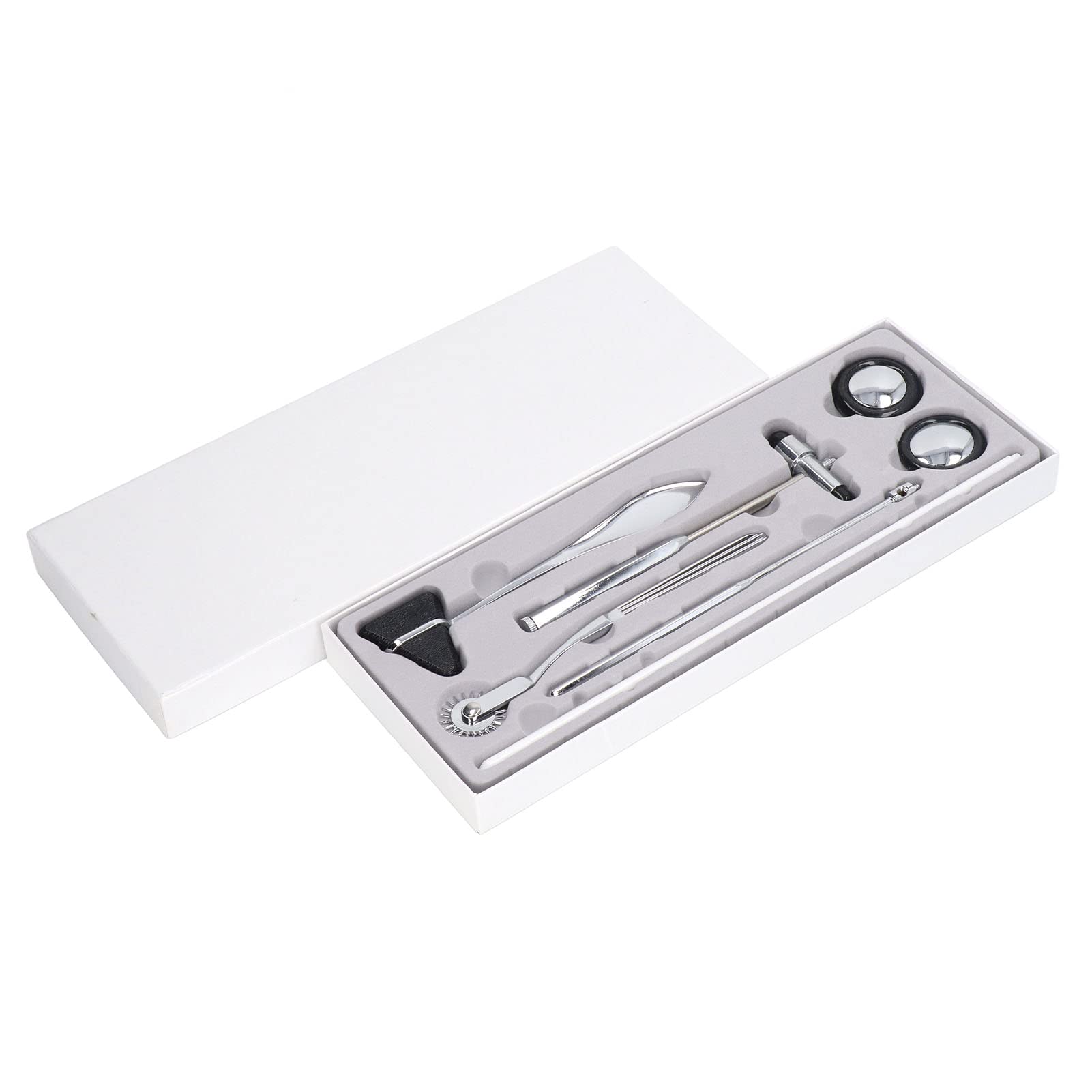 Hammer Set, Neurological Hammer Ergonomic Handle Easy to Use 5PCS for Nervous System Exam for Doctor