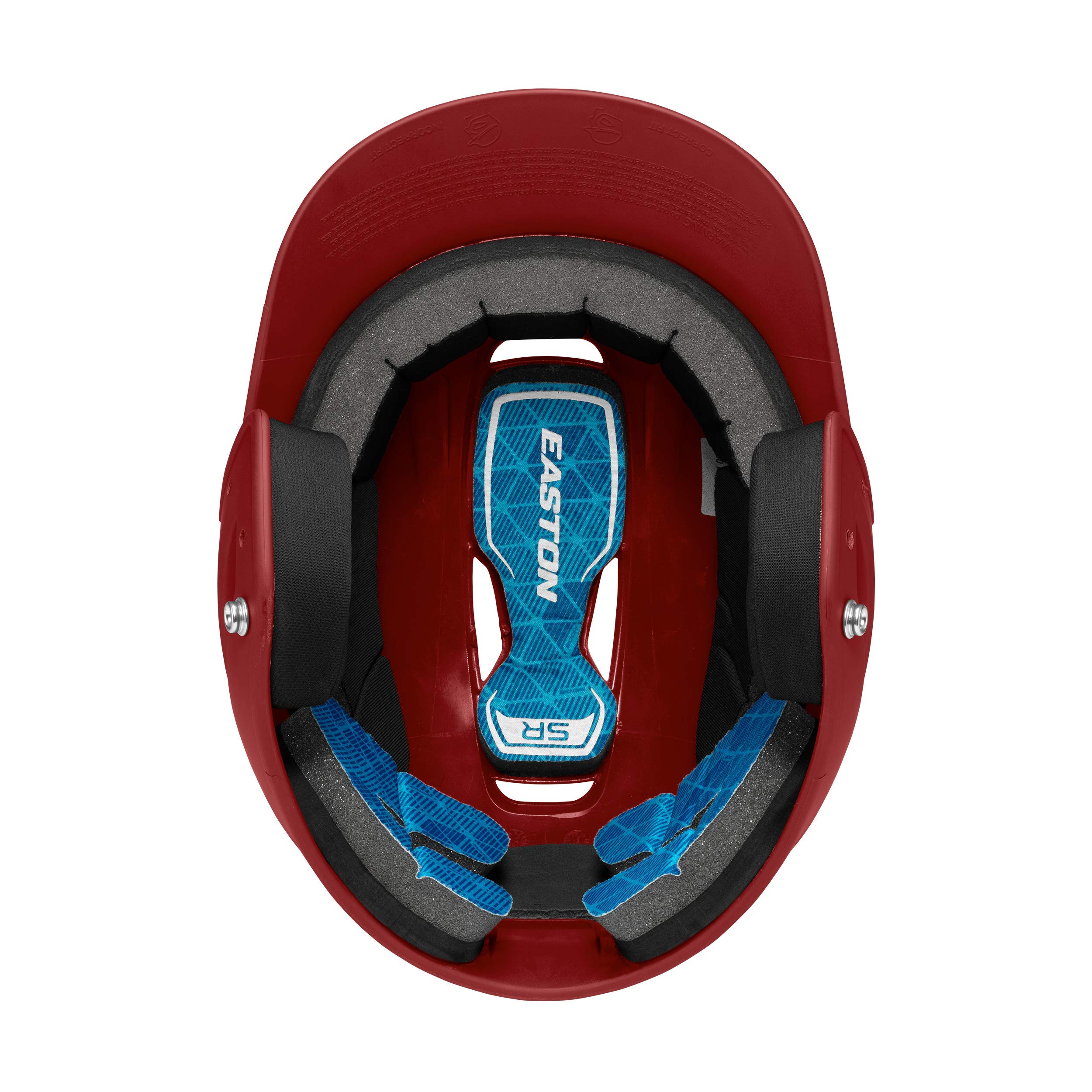 EASTON Z5 2.0 Baseball Batting Helmet, Junior, Gloss Red/Silver