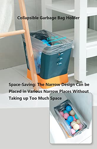 ZHEDALANG 9-Gear Adjustable Size Trash Can, Portable Expandable Trash Bag Holder, Portable Trash Bin for Kitchen, Collapsible Garbage Bag Holder Camping, Suitable for Different Sizes of Garbage Bags