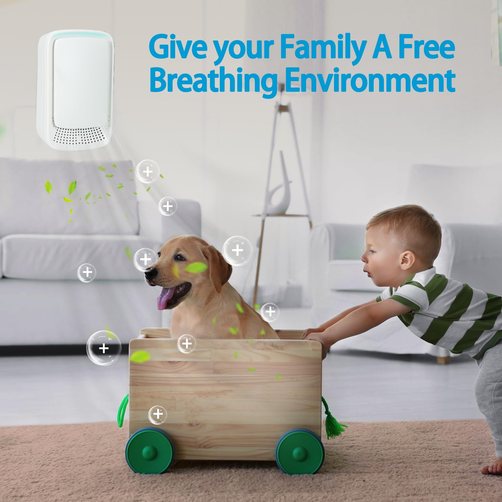 Ionizer Air Purifier(4 Pack),Plug in Air Ionizers for Home Mini Plug in Air Purifiers for Home,Office,Pets,Smokers,Toilet,Bathroom