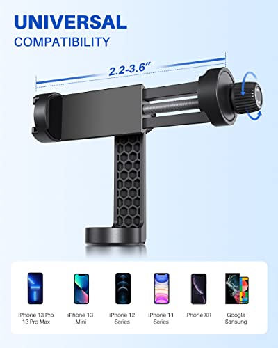 π‘π²ππ²ππ iPhone Tripod, ANGFLY 60" Selfie Stick Tripod with Remote, Travel GoPro Tripod for iPhone Compatible with iPhone 14 Pro Max /13 Pro / 12 Pro Max/Samsung S21 Ultra/GoPro/Camera