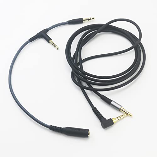 NewFantasia Replacement Audio Cable 3.5mm 5 Pole Male Compatible with SteelSeries Arctis Nova 1, Nova Pro, Nova 7, Nova 7X, Nova 1P, Nova 1X Gaming Headset 2meters/6.6feet