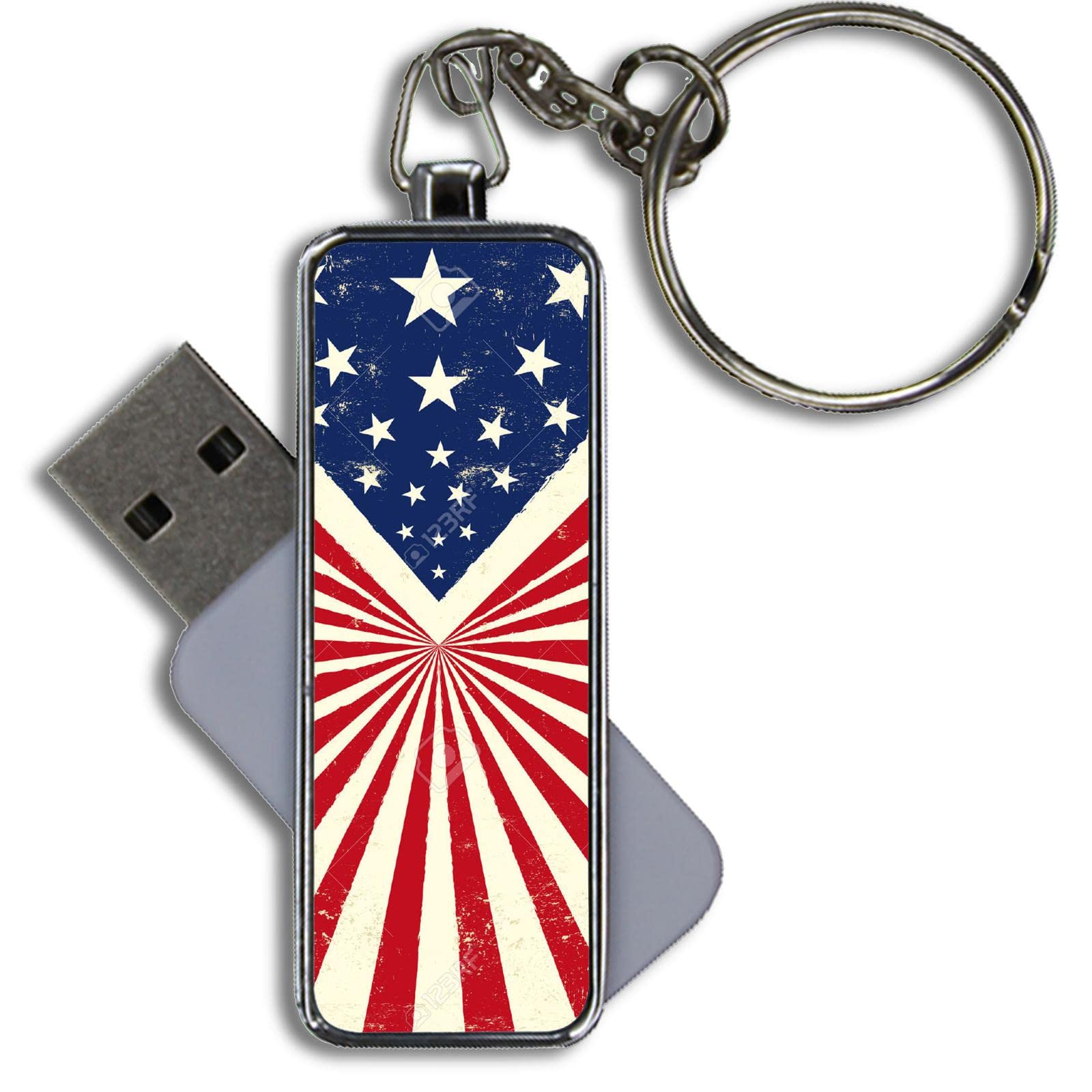 Have with American Flag 3 Metal 8Gb USB Flash Independent AF3-1