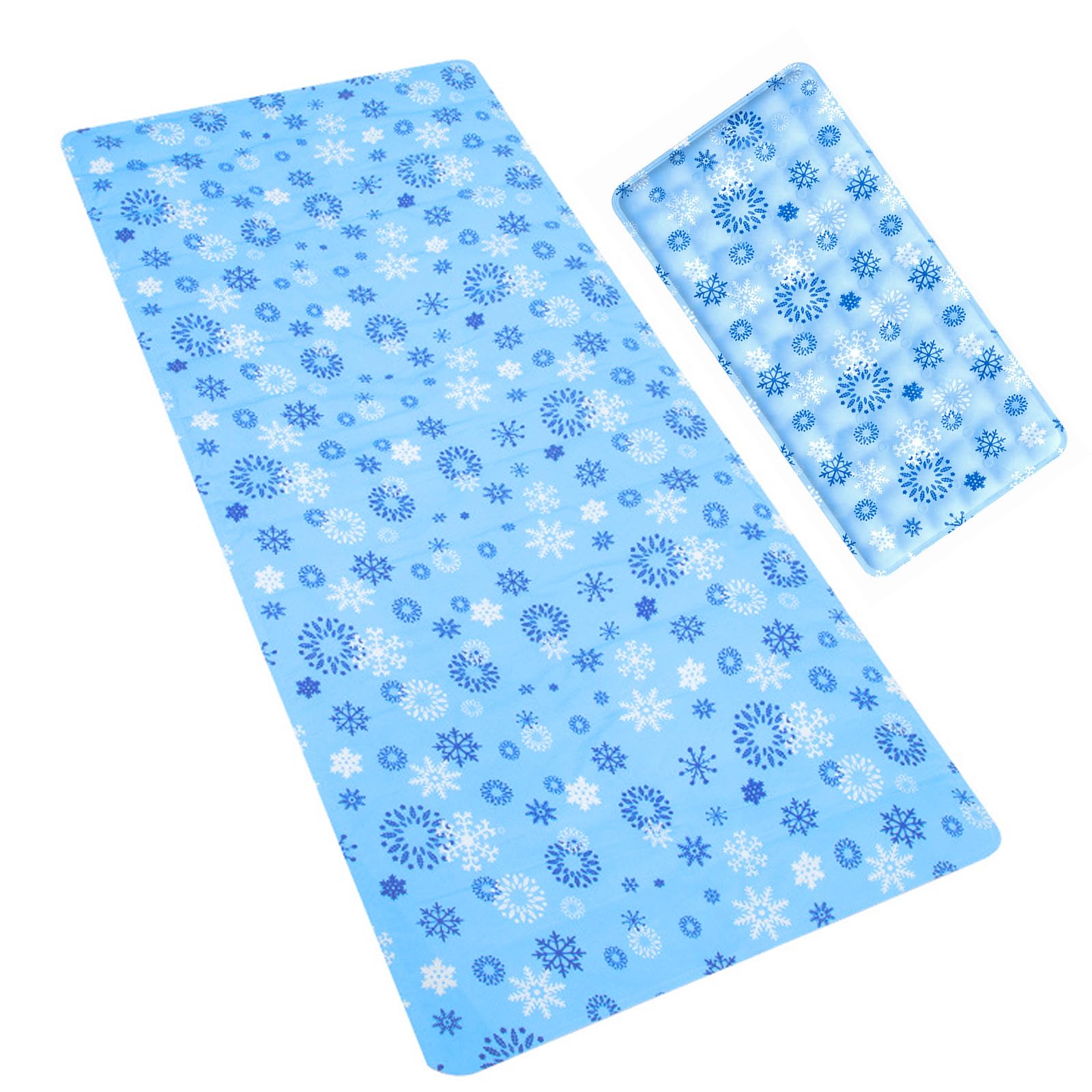 Iproods Cooling Sleeping Mat Set with 1 Pillow Cushion, Cooling Mattress Pad for Summer Hot Sleepers, Also Suitable for Camping Mattress and Sofa Cooling Seat Cushions (19.69 * 59.06 inches)
