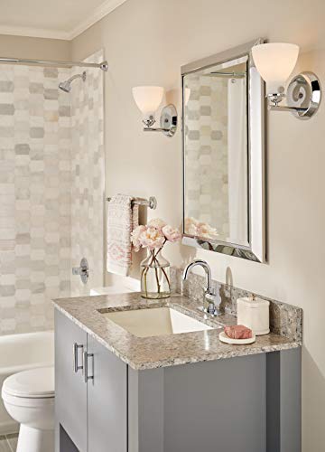 Peerless Precept Single Hole Bathroom Faucet, Single Handle Bathroom Faucet Chrome, Bathroom Sink Faucet, Drain Assembly, Chrome P191102LF