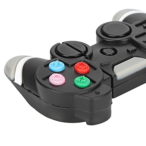 GOWENIC Cartoon Flash Drive USB Flash Memory 16GB/32GB/64GB/128GB Memory Stick Cartoon Black Game Controller Shape Mini Thumb Drive Memory Stick for Data Storage Transmission (16GB)