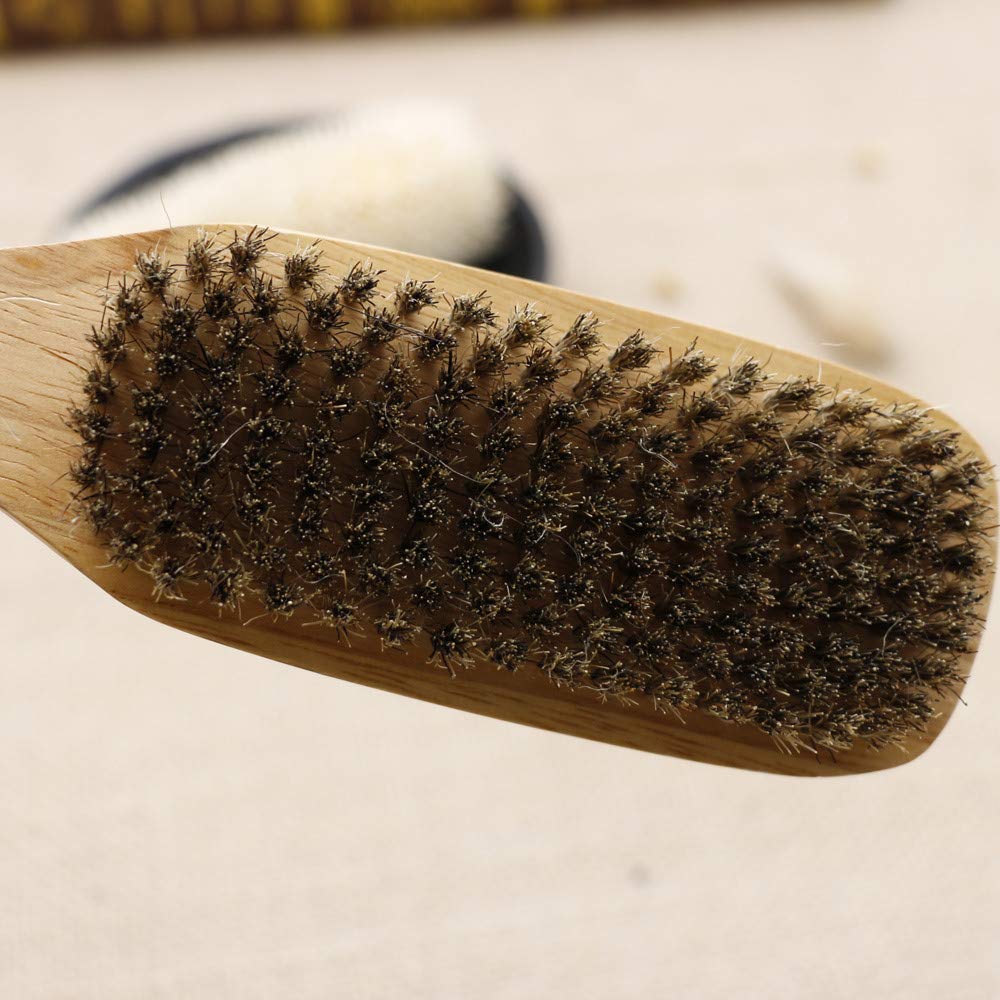 Handle Sided Double Wood Brush Barber Shave Shaving Men Brush KKd252