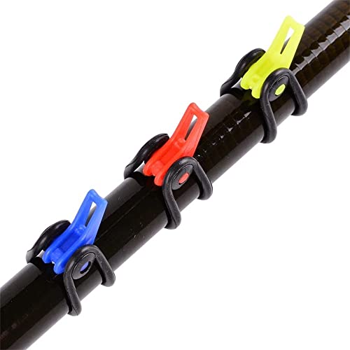 Fishing Hook Secure Keep Durable Jig Hooks Safe Keeping Fishing Accessories Angling Supplies Fish Tackle for Fishing Rod Tool 10Pcs/Pack (Color : 3)