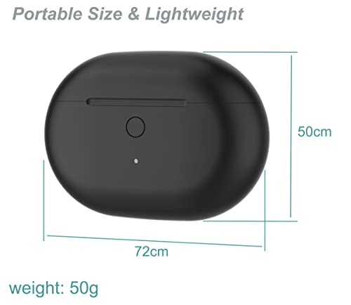 Heyeke Charging Case Compatible with Beats Studio Buds, Replacement USB-C Charger Case Dock Cradle for Beats Studio Buds Wireless Earbuds (Black)