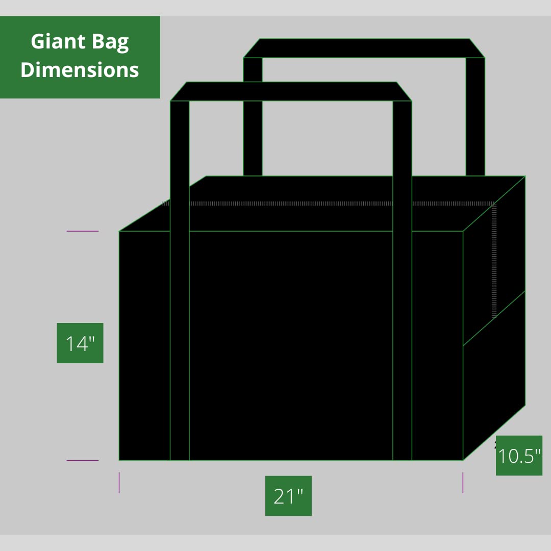 Giant Tumbling Tower Storage Bag & Carry Case for Stacking Game with Logo by Party Blox - Outside Yard Game XXL Sturdy Carrying Bag