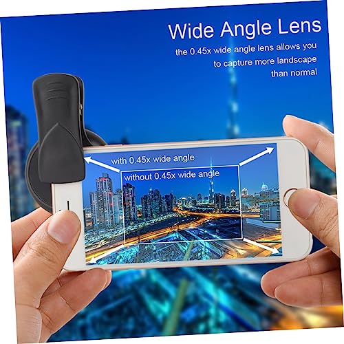 Smartphon 1 Set 2 Telephoto Lens Phone Lens Smartphones Wide Angle Lens Cellphone Cell Phone Video Lens Mobile Camera Lens Camera Lens Cell Phone Camera Lens SLR