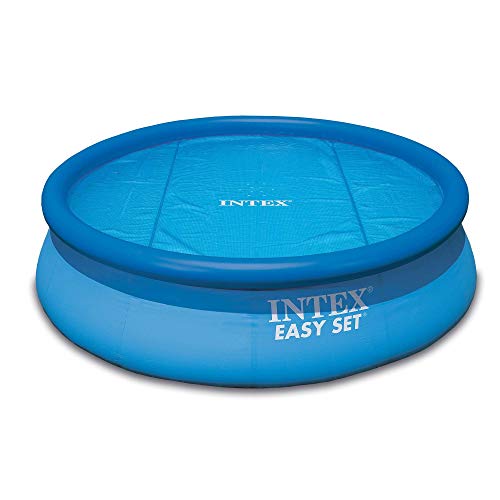 Intex 15ft x 48in Easy Set Above Ground Inflatable Pool w/Pump and Solar Cover