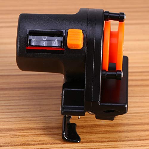 Fishing Line Counter, Portable Tackle Display Length Gauge Tackle Tool Compact Line Spooling Length Gauge Accessories for Fishing Line Counter Spooling and Trolling