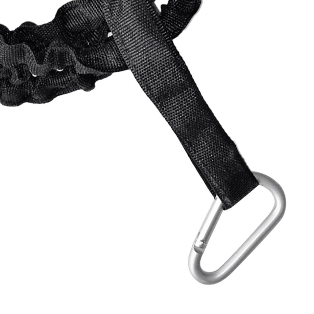 EBTOYS 2pcs Paddle Leash Kayak Canoe Fishing Rod Coil Holder Accessory Leash 61inch - Black