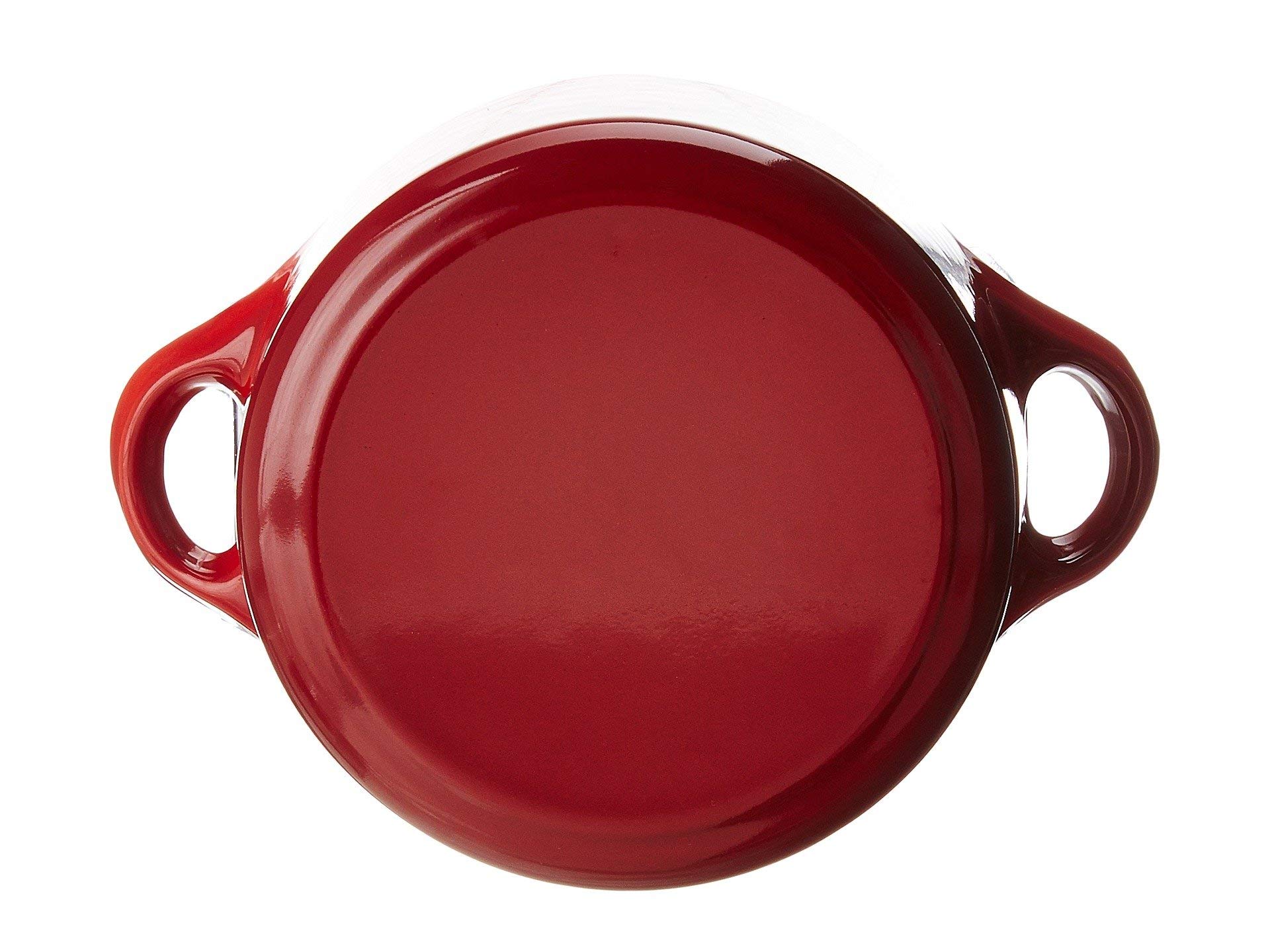 Le Creuset Enameled Cast Iron Mini Cocotte with Lid, 1/3 qt., Cerise