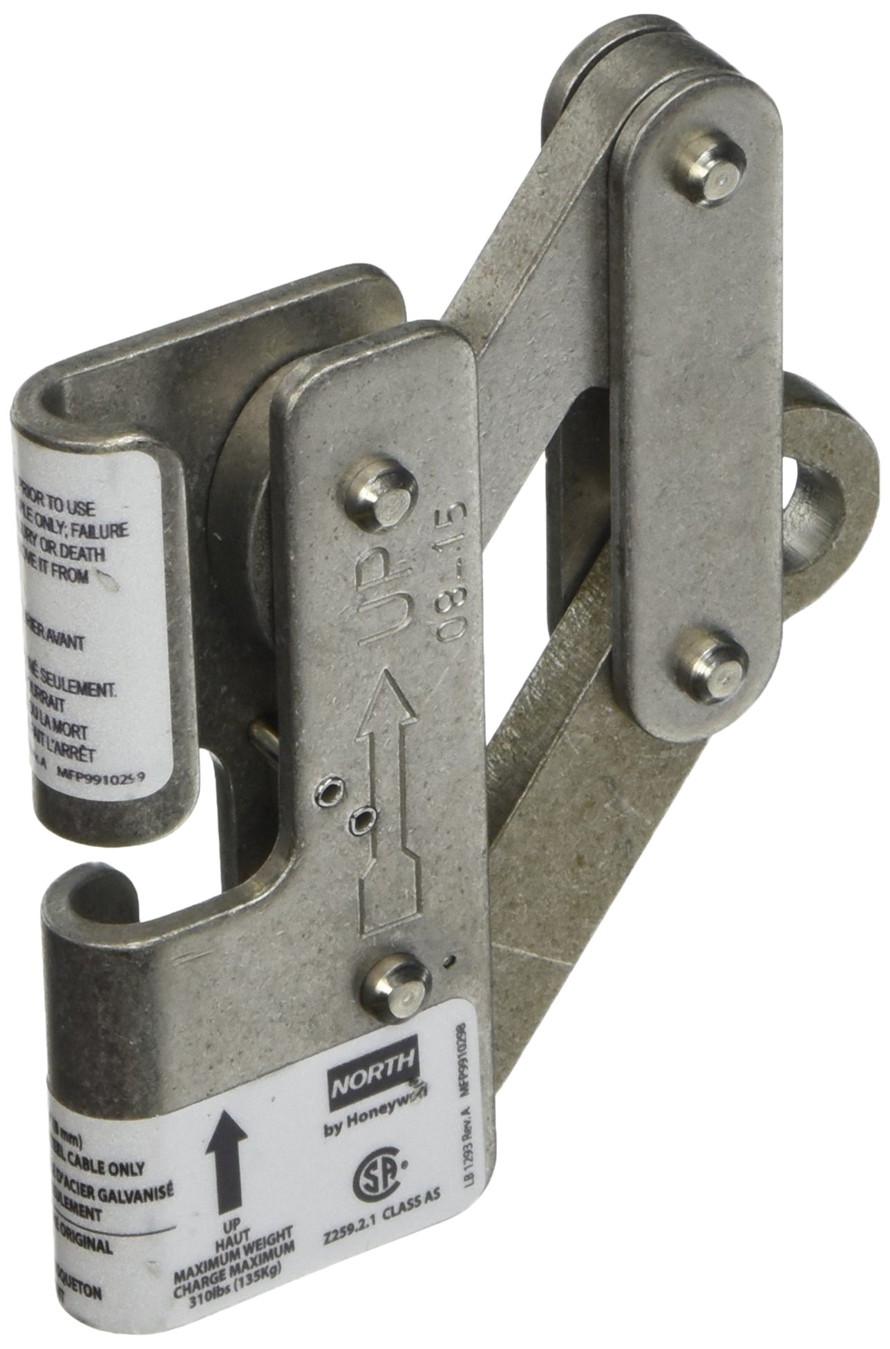 Miller by Honeywell 8172/U MicroLoc Trailing Wire Rope Grabs for 5/16-Inch Wire Rope, Universal