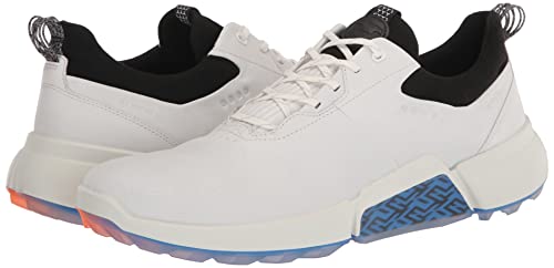 ECCO Men's Biom Hybrid 4 Gore-TEX Waterproof Golf Shoe, White Erik Van ROOYEN Edition, 14-14.5