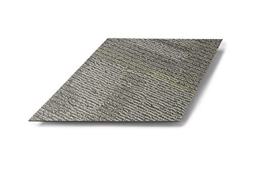 Lucida Surfaces Luxury Vinyl Floor Tiles | Glue Down Adhesive Flooring | Textured Look Rhombus Shaped Tile | MosaiCore | Single Sample Tile