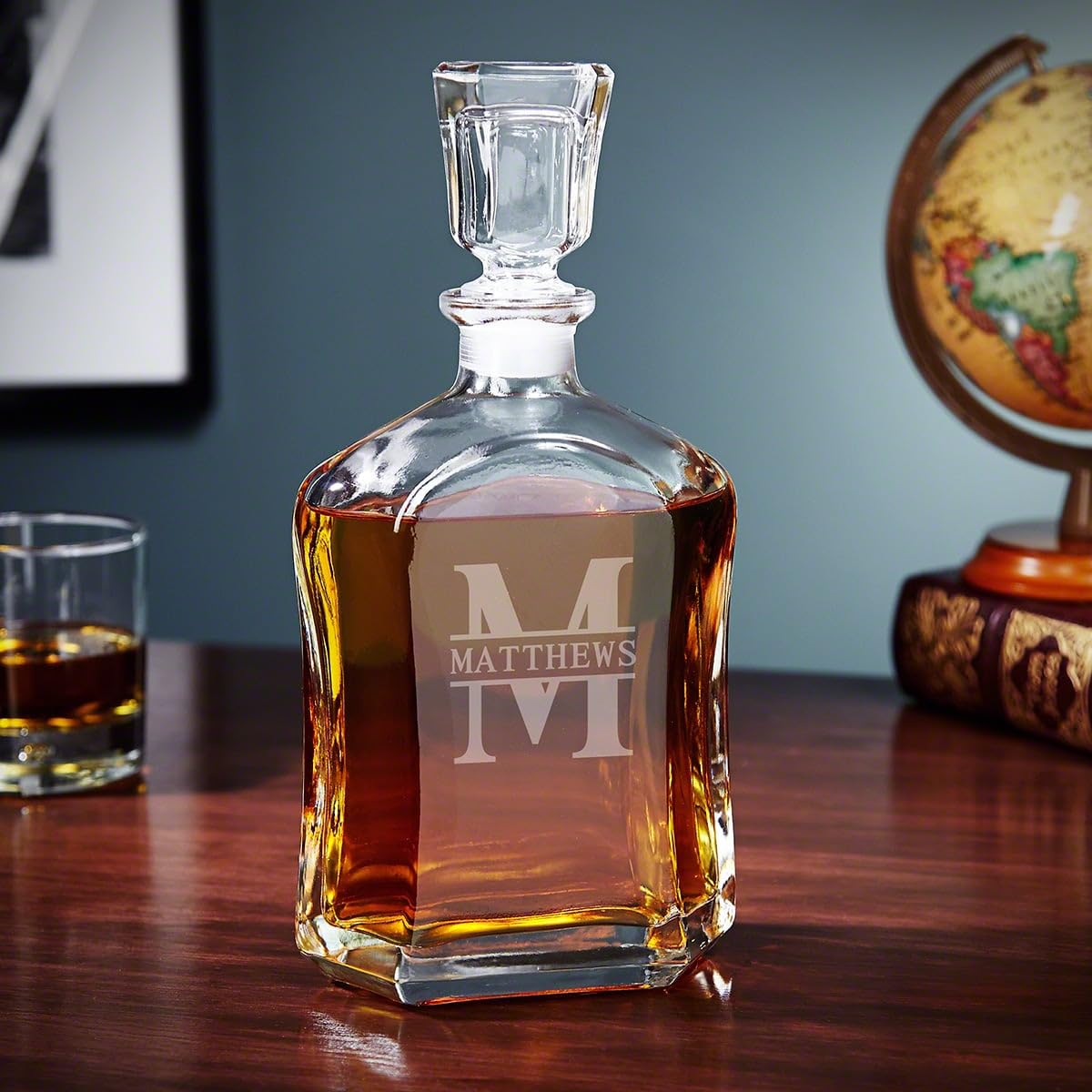 HomeWetBar Personalized Glencairn Whiskey Glass Engraved Whisky Glass