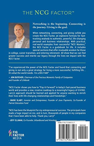 The NCG Factor: A Formula for Building Life-Changing Relationships from College to Retirement