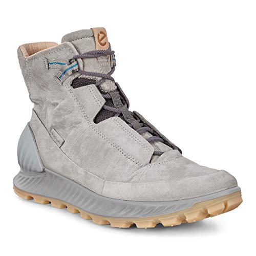 ECCO mens Exostrike Mid Dyneema Hiking Boot, Wild Dove Nubuck, 9-9.5 US