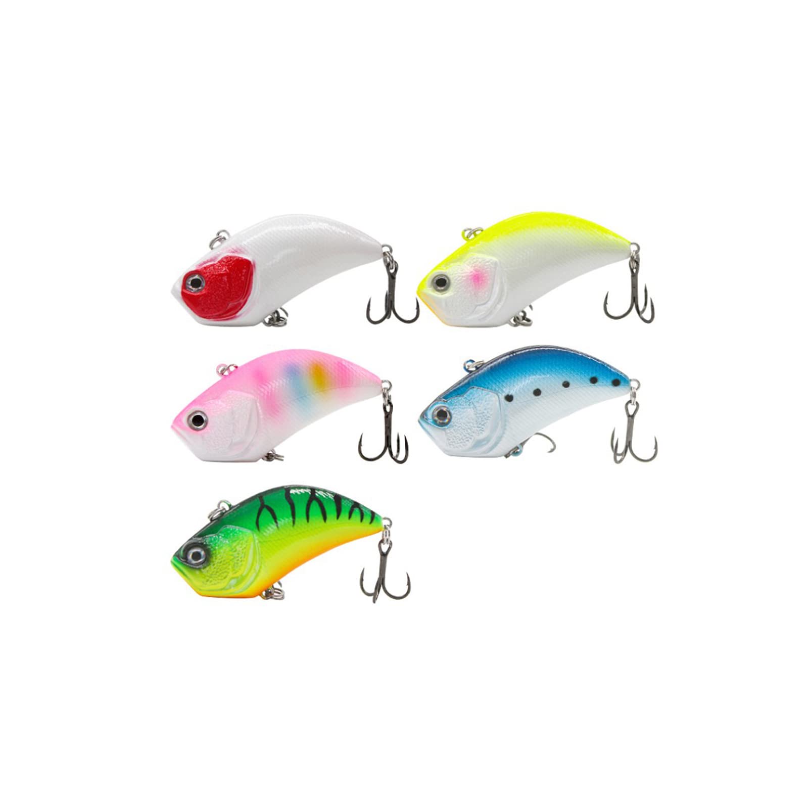 Fishing Lures for Bass, JAZALIC Segmented Hard T-Tail Multi-Joint Lures Slow Sinking Lures for Saltwater Freshwater Trout Salmon Pike Walleye Fishing Lures (A)