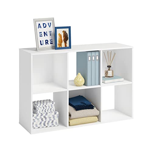 Sauder 6-Cube - 1/2" Construction, White Finish
