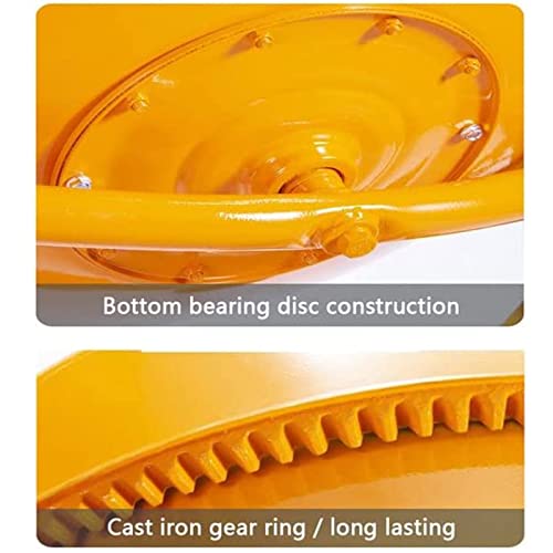 GIVIMO 4.2 CU FT Electric Cement Mixer Electric Concrete Mixer 1/2 HP 120 L Construction Mortar Stone Cement Mixing Machine 30RPM