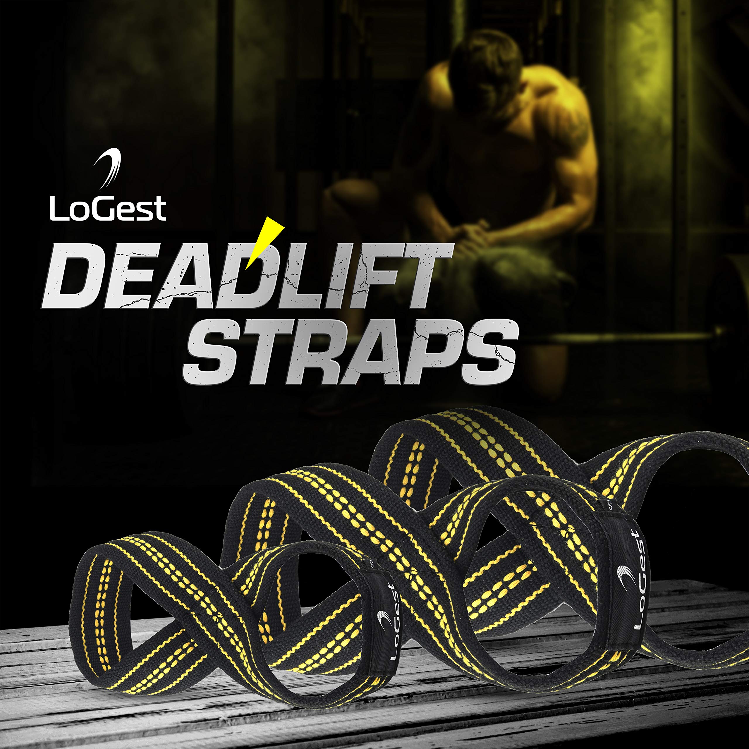 Deadlift Straps Figure 8 Lifting Strap for Power Lifters Weightlifters Workout Lifting Straps - 3 Sizes Small Medium Large - Weight Lifting Straps Non Slip Padded Dead Lift Straps Figure 8 Straps