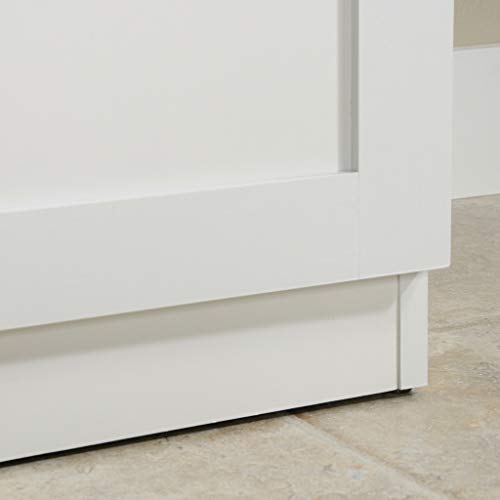 Sauder Select Storage Cabinet, L: 29.61" x W: 16.02" x H: 71.50", White Finish