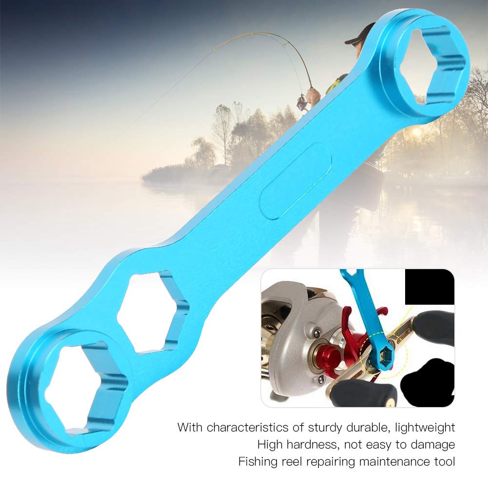 Fishing Reel Maintenance Tool, Professional Manufacturing Fishing Reel Repairing Tool for Disassembly of Three Size Crank Nuts