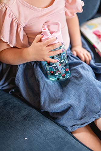 Simple Modern Marvel Kids Water Bottle Plastic BPA-Free Tritan Cup with Leak Proof Straw Lid | Reusable and Durable for Toddlers, Boys | Summit Collection | 12oz, Spidey Kid