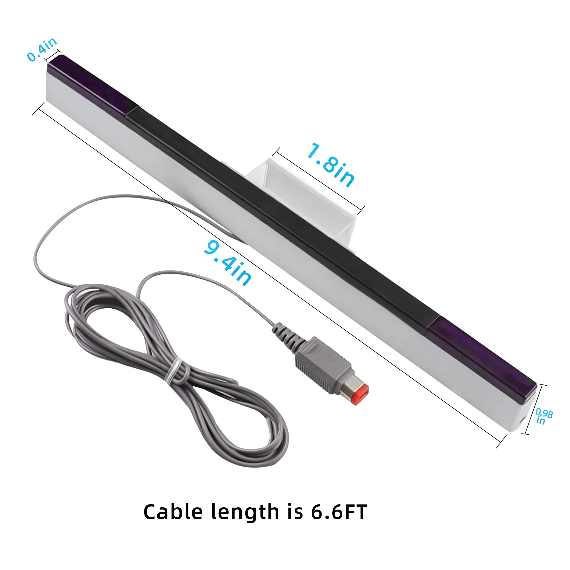 Xahpower Sensor Bar for Wii and Charger for Wii U Gamepad