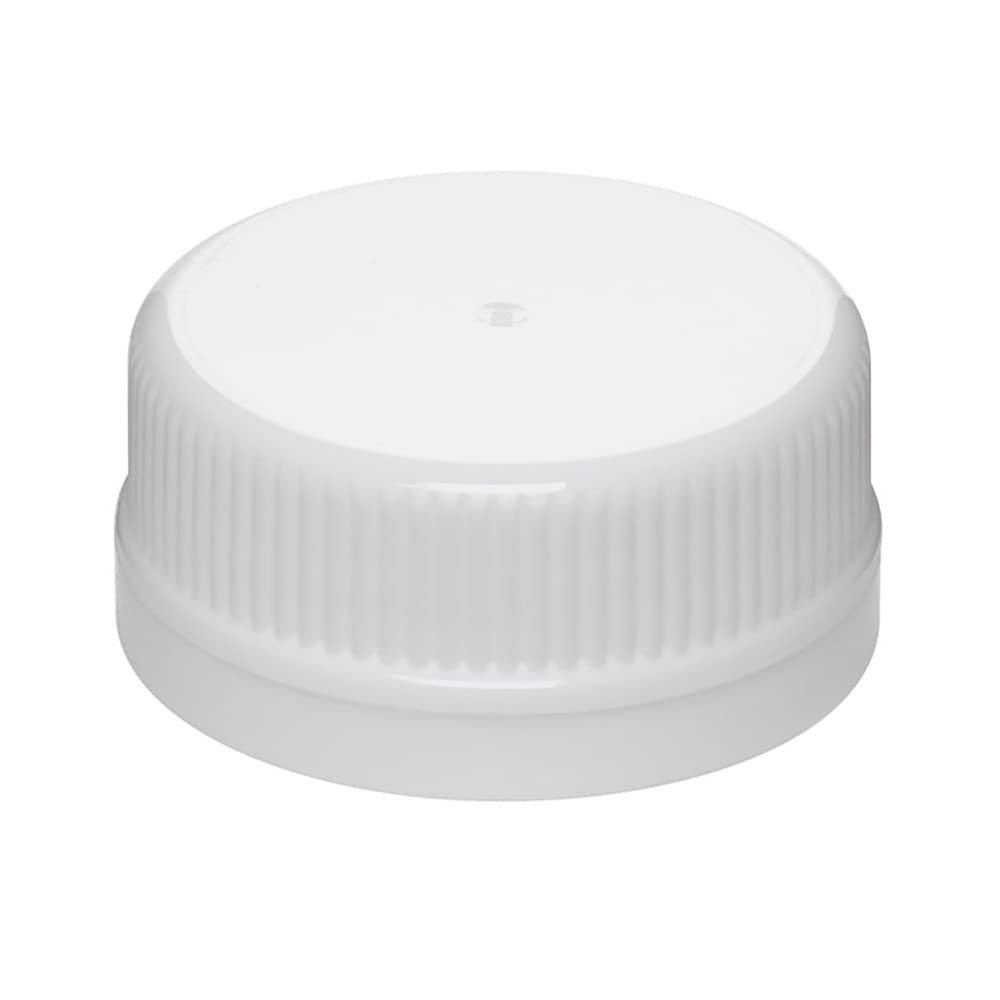 Pack of 25 White Bottle Caps Tamper Seal Lids 1.5'' Cap for Bottle 38 mm White Screw Bottle Cap Plastic Replacement Caps for Juice Water Crafts DIY Ideal for 4, 8, 12, 16 and 32 oz Bottle