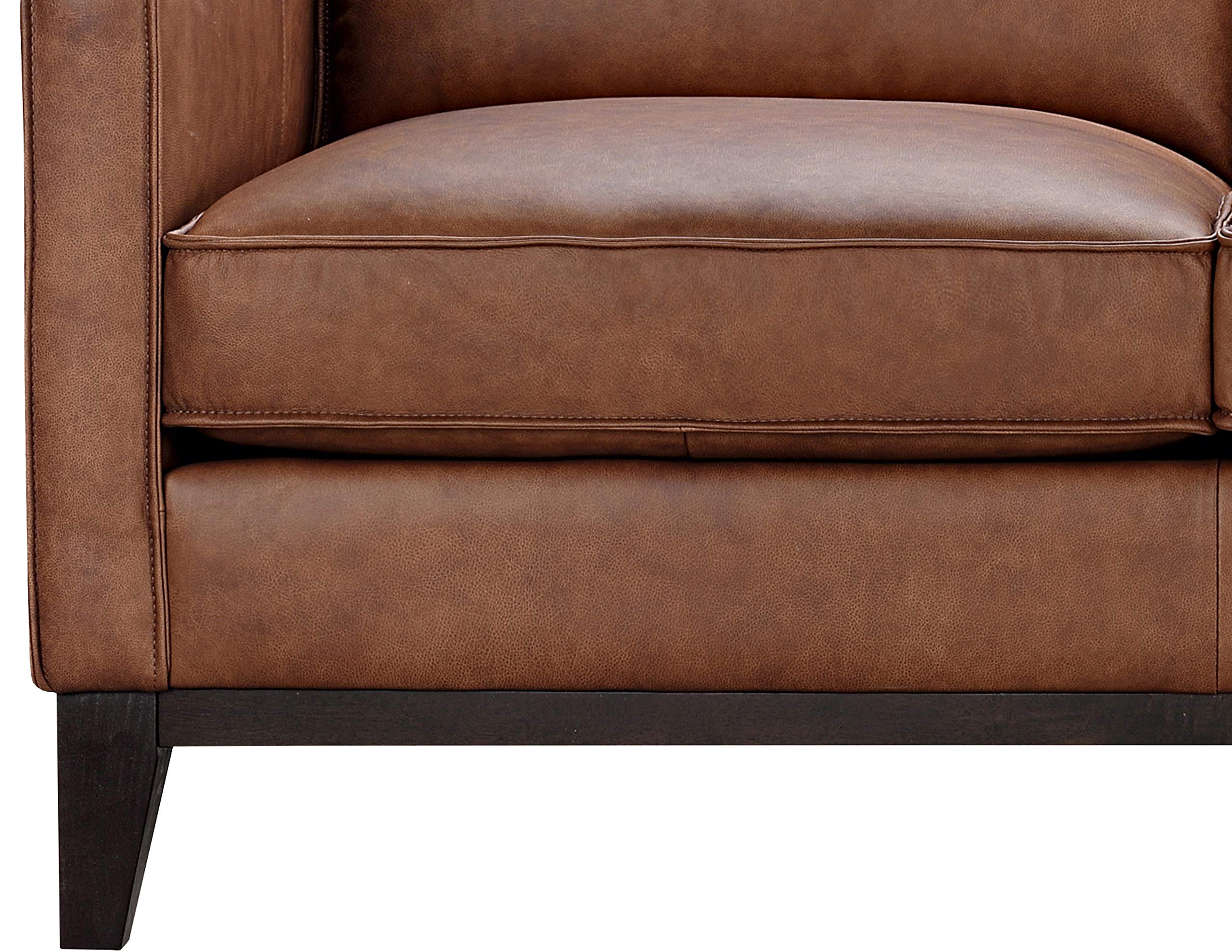 Pimlico 100% Top Grain Leather Loveseat