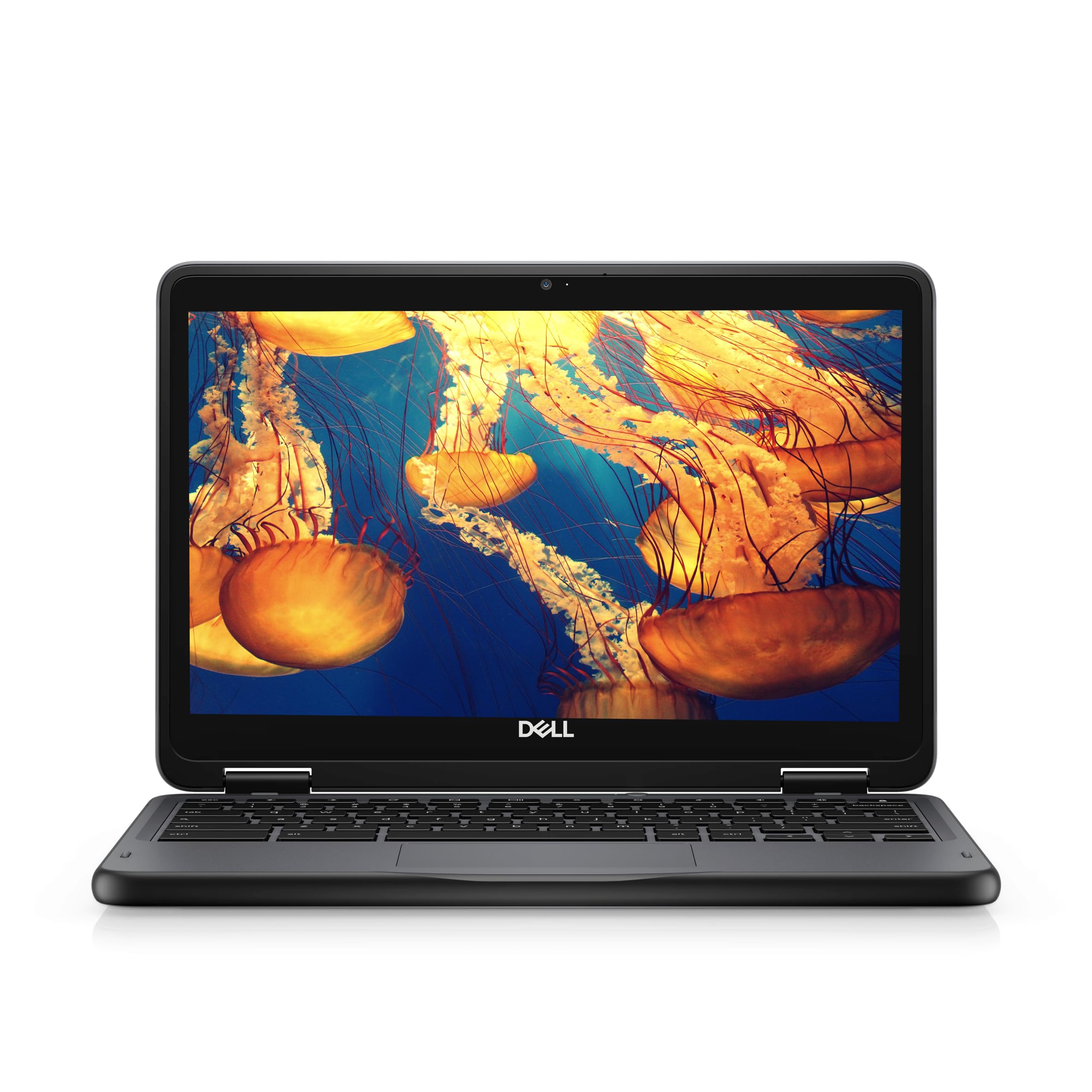 Dell Premium Convertible 2-in-1 Chromebook, 11" HD IPS Touchscreen, Intel Celeron N Processor Up to 2.45GHz, 4GB Ram, 64GB Storage, Super-Fast WiFi, Chrome OS, Dale Gray (Renewed)