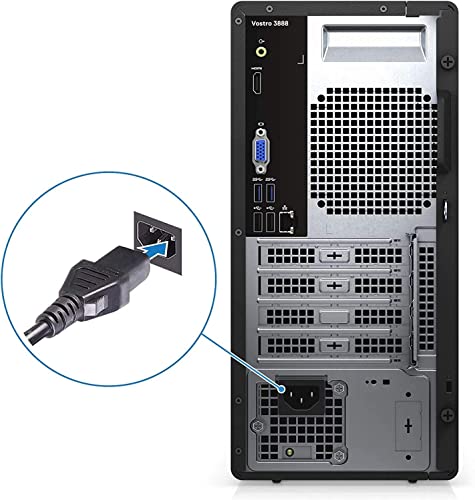 Dell Vostro 3888 Business Desktop Computer, Intel Hexa-Core i5-10400 up to 4.3GHz (Beats i7-7700), 32GB DDR4 RAM, 1TB PCIe SSD + 1TB HDD, DVDRW, 802.11AC WiFi, Bluetooth, HDMI, VGA, Windows 10 Pro