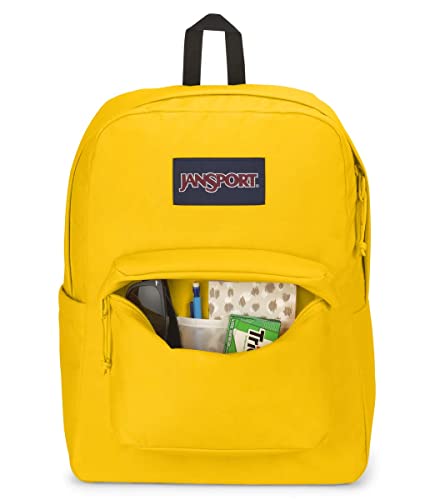 JanSport Superbreak Backpack - Durable, Lightweight Premium Backpack, Lemon