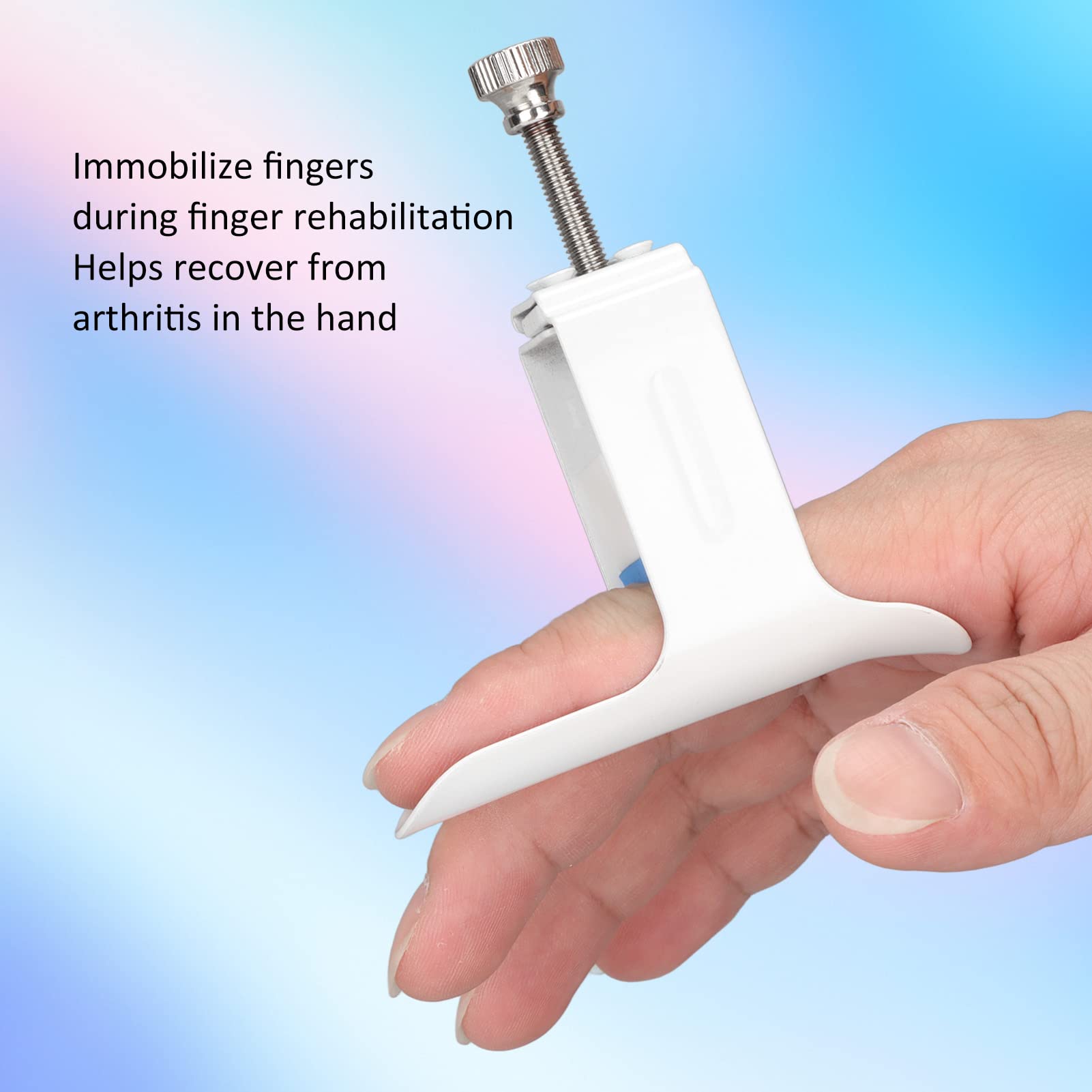 Finger Splints, Finger Straightener Adjustable Hand Injury Finger Joint Extension Splint Finger Pressing Device to Correct Finger Flexion Finger Rehabilitation Machine for Correcting Finger Flexion