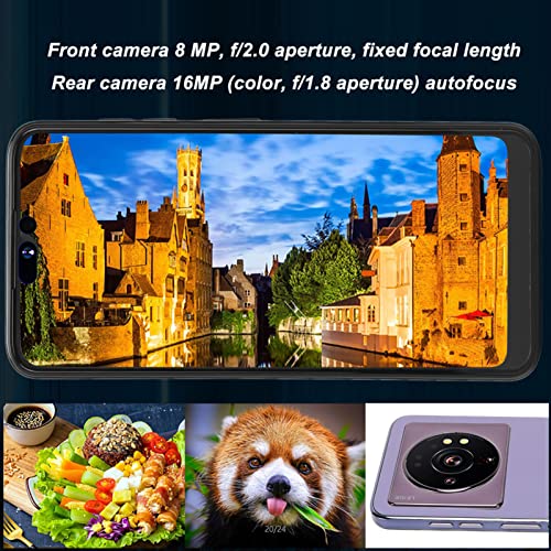 Heayzoki 6.3in Smartphone WiFi for Android 12.0 4GB RAM 64GB ROM MT6889 Octa Core 7000 Mah 8MP Front 16MP Rear Camera(US)