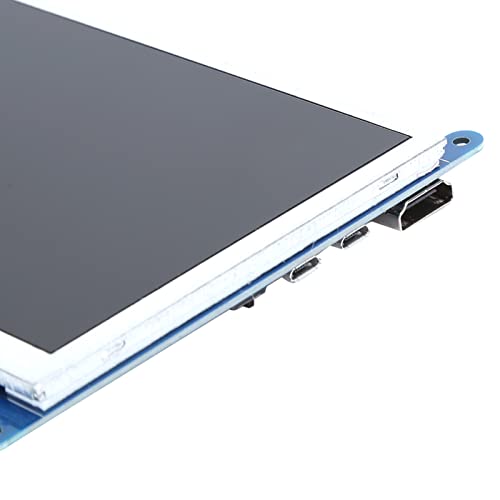 Heayzoki 7 Inch HDMI Monitor LCD Display, Display Screen for Raspberry Pi HDMI 1024 X 600 Backlight Switch, Can Be Used As a Computer Monitor, USB Power Supply
