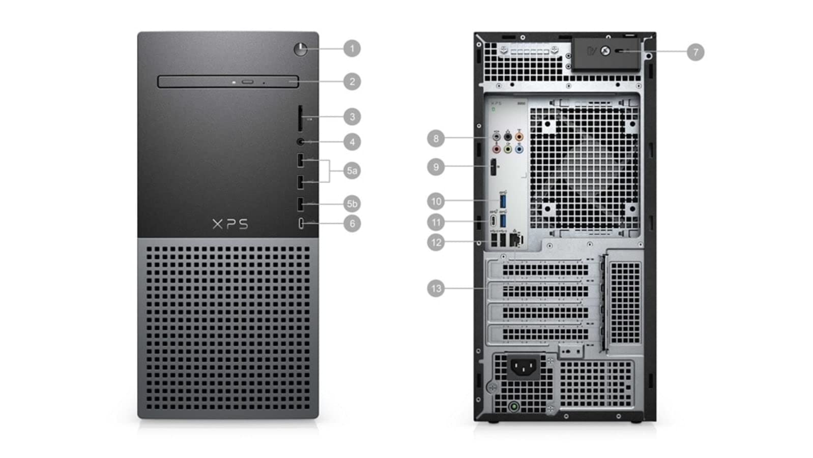 Dell XPS 8950 Desktop (2022) | Core i7-1TB SSD - 64GB RAM - RTX 3060 | 12 Cores @ 4.9 GHz - 12th Gen CPU - 12GB GDDR6 Win 11 Home (Renewed)