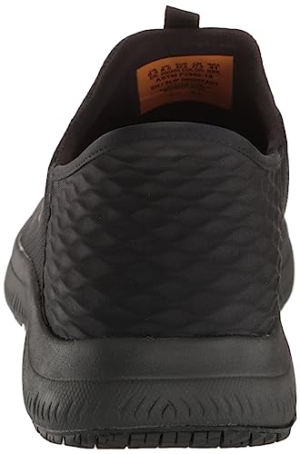 Skechers Men's Hands Free Slip-Ins Summits SR Colsin Food Service Shoe, BBK, 9.5 Wide